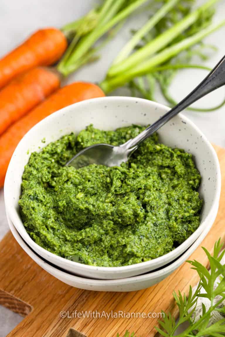 Carrot Top Pesto Recipe